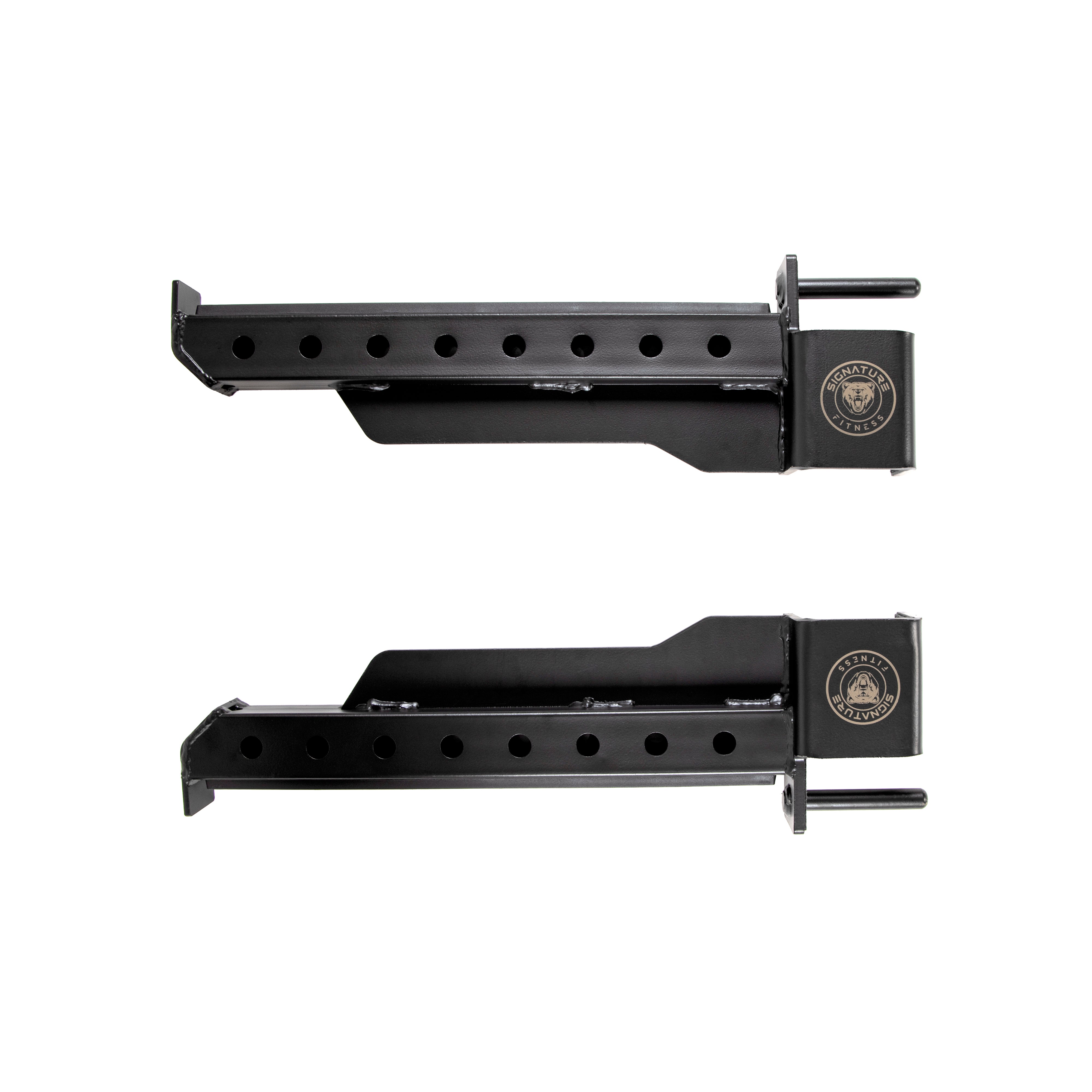 Signature Fitness Safety Spotter Arms with UHMW Plastic Coating to Pro ...