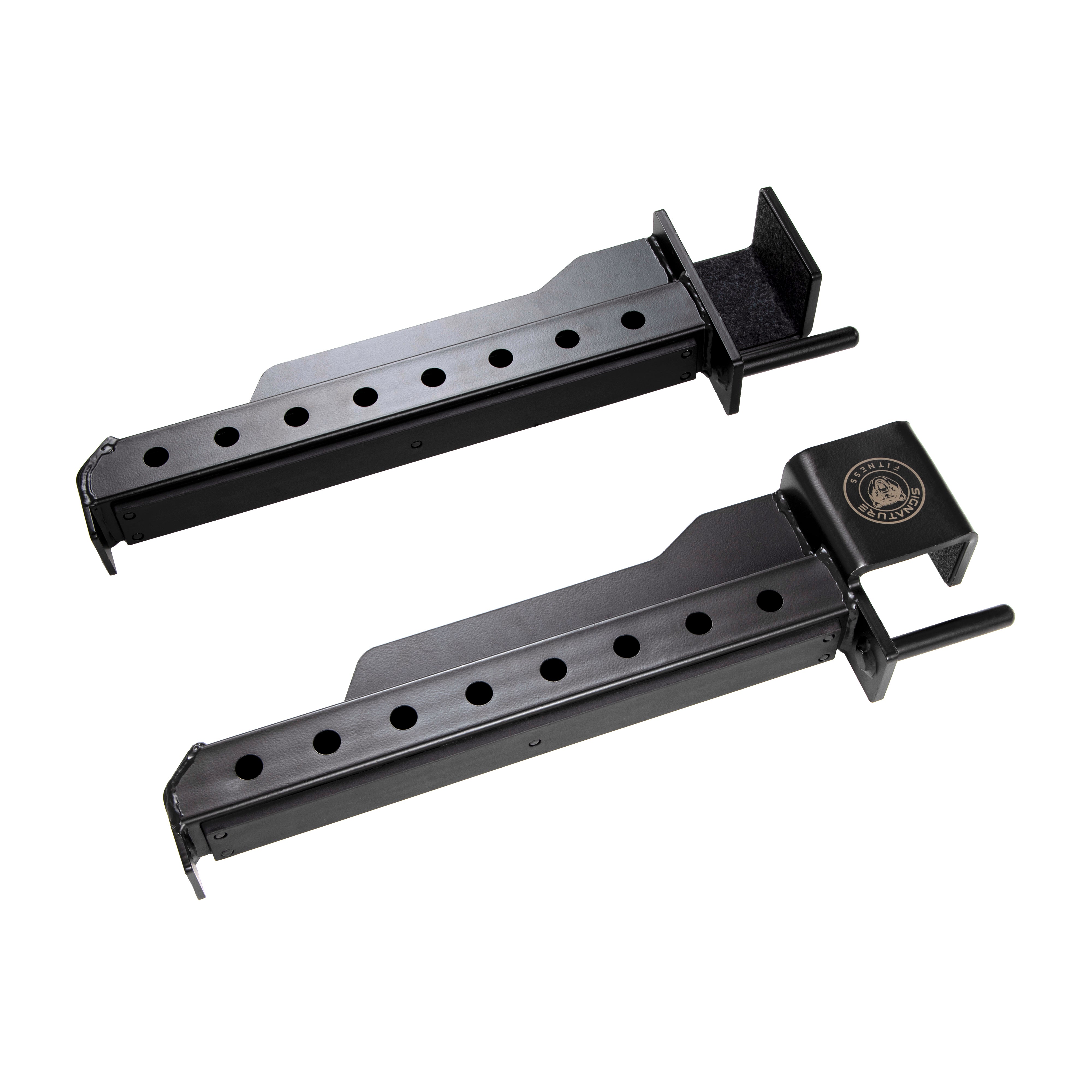 Signature Fitness Safety Spotter Arms with UHMW Plastic Coating to Pro ...
